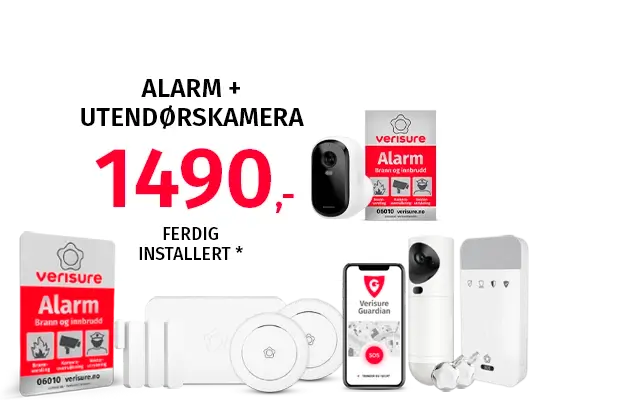 Alarm - Boligalarm, brannalarm og innbruddsalarm | Verisure