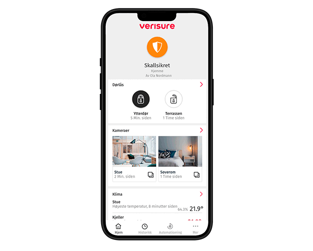 Verisure App - styr hjemmet med mobilen | Verisure